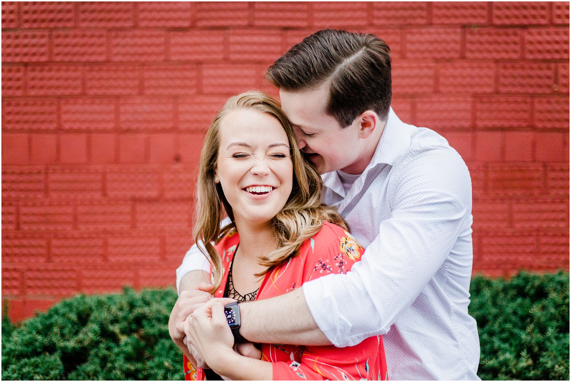 Sunset Engagement at Rising Park - The Howard Brand Blog